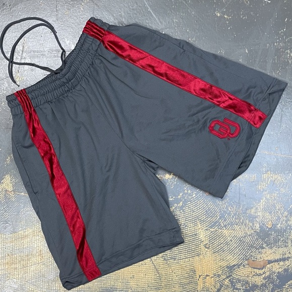 NCAA | Shorts | Oklahoma Sooners Grey Maroon Basketball Shorts Team ...